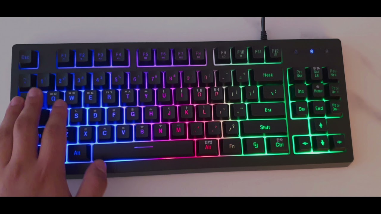 k150 키보드 타건 - YouTube