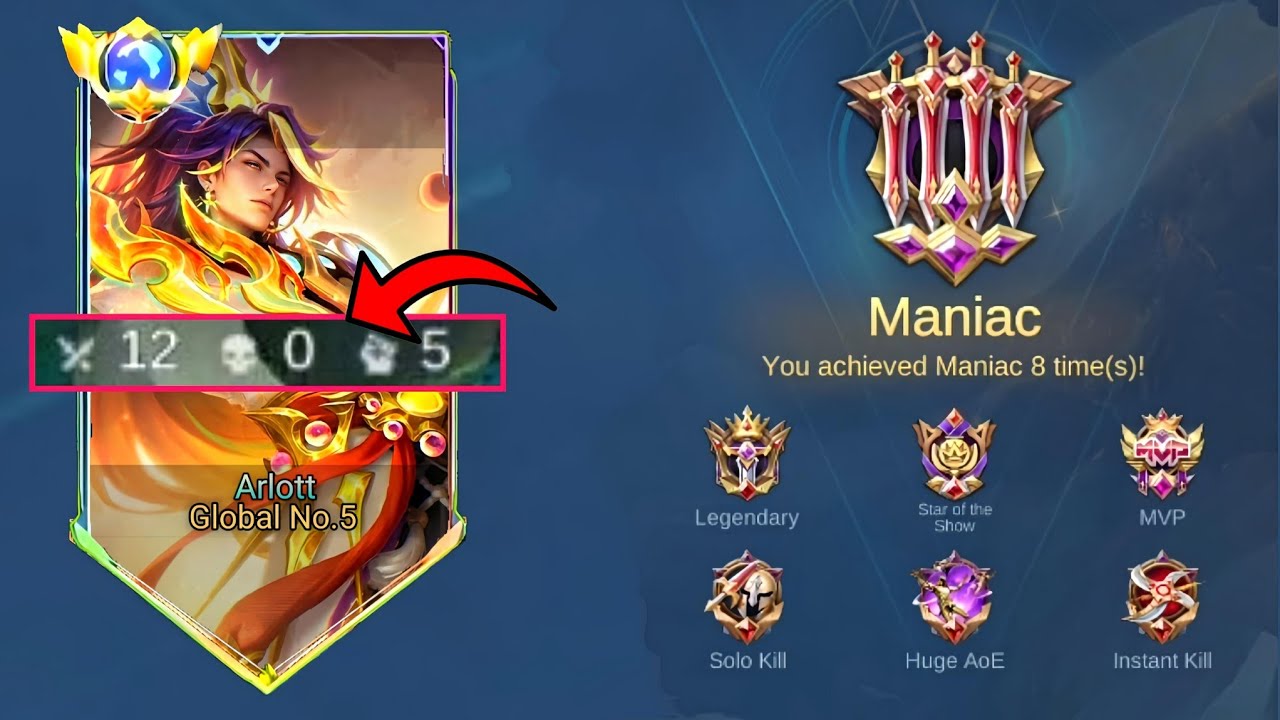NO DEATH MANIAC ARLOTT COMBO!! - Try this Build & Rotation to RANK UP ...