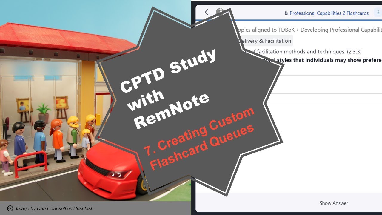 7. CPTD Study with RemNote—Creating Custom Flashcard Queues - YouTube