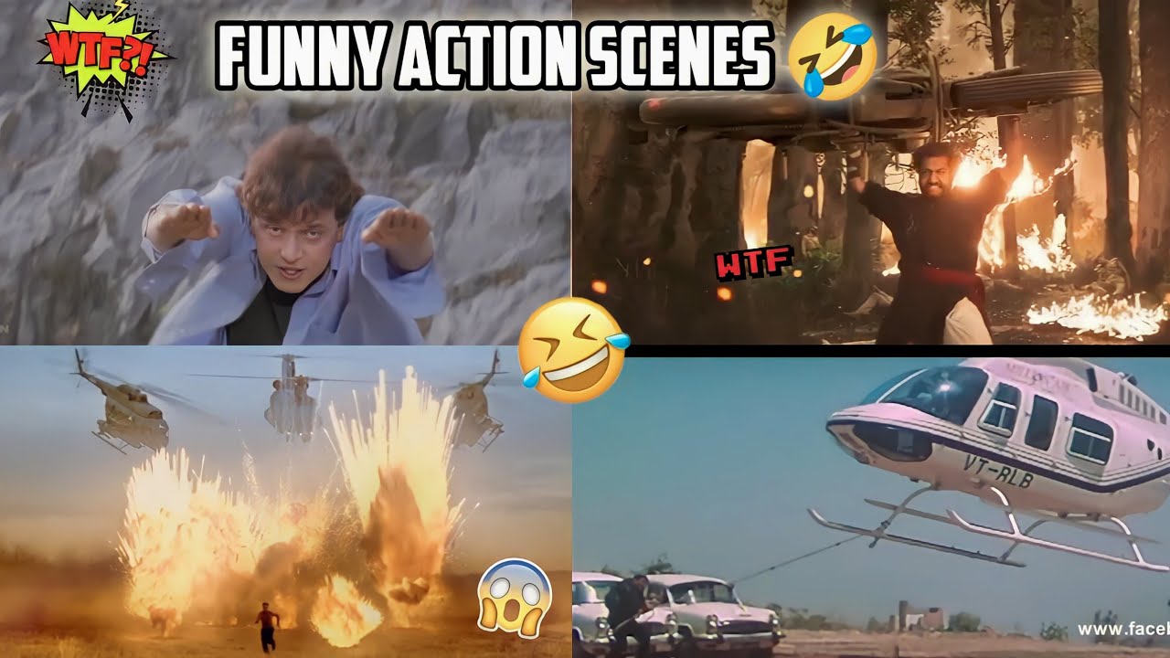 Bollywood Funny Action Scenes 🤣 Part # 2 | Machis - YouTube
