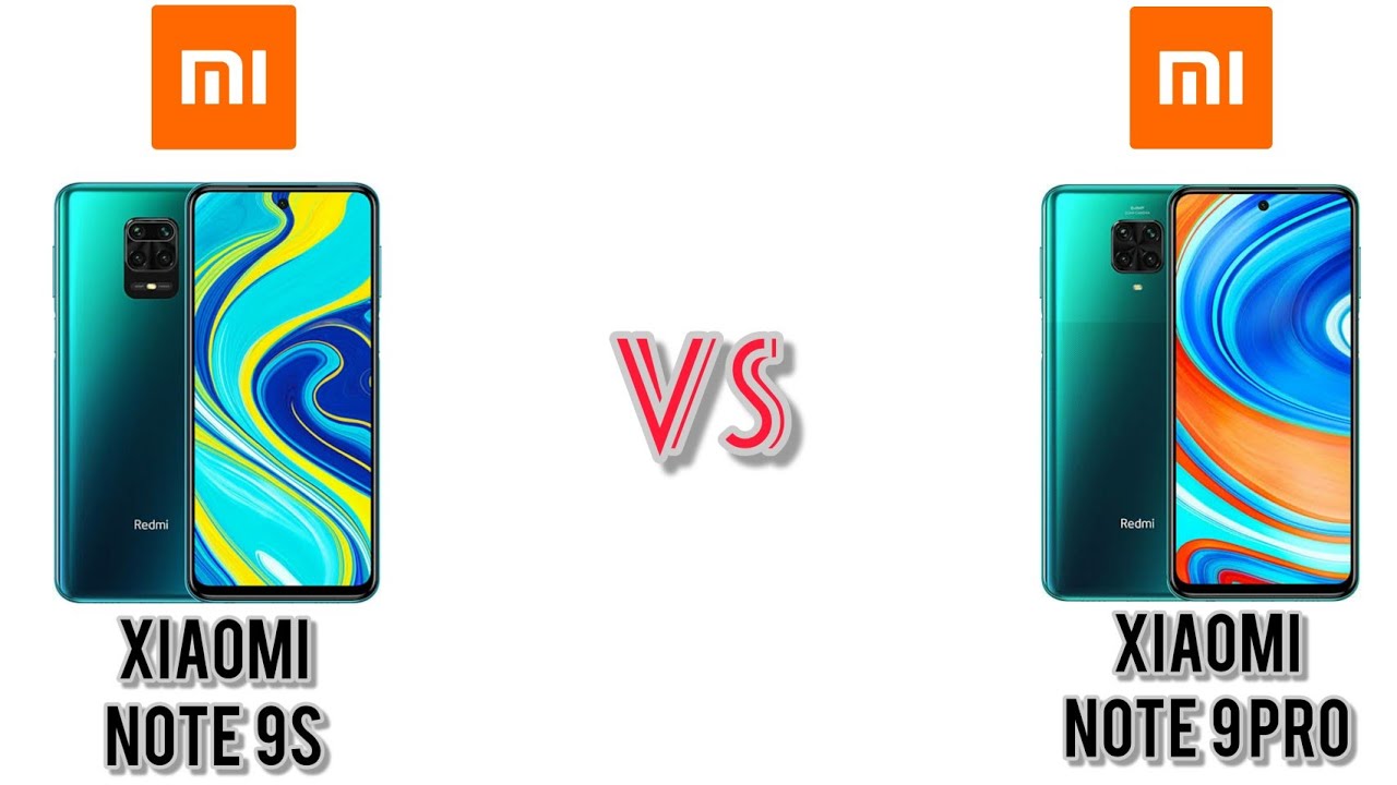 Xiaomi Redmi Note 9S VS Xiaomi Redmi Note 9 Pro - YouTube