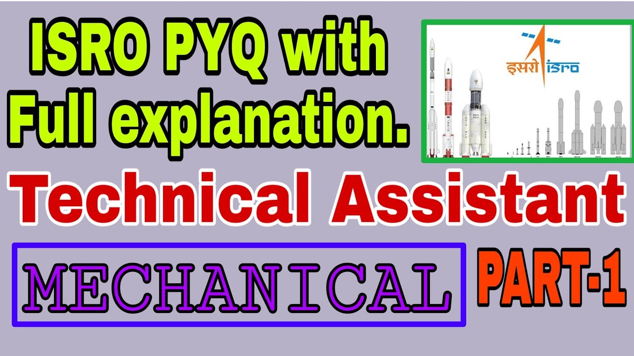 ISRO MECHANICAL QUESTION PAPER WITH SOLUTION ISRO Mechanical Question isro-mechanical-question-paper-with-solution-isro-mechanical-question