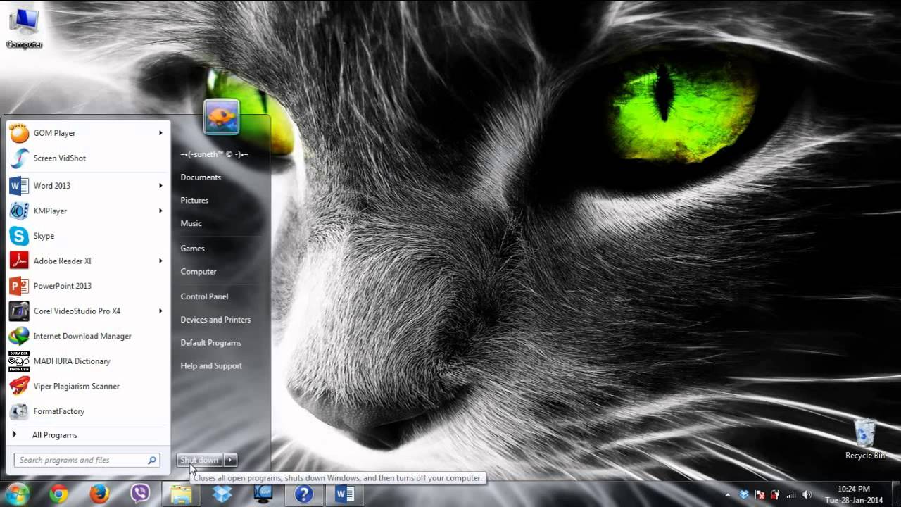Turning off your computer properly - YouTube