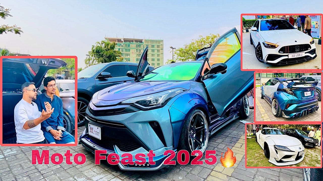 🔥Dhaka Motor Feast 2025 || Supercars, Superbikes in ICCB || Revs with ...
