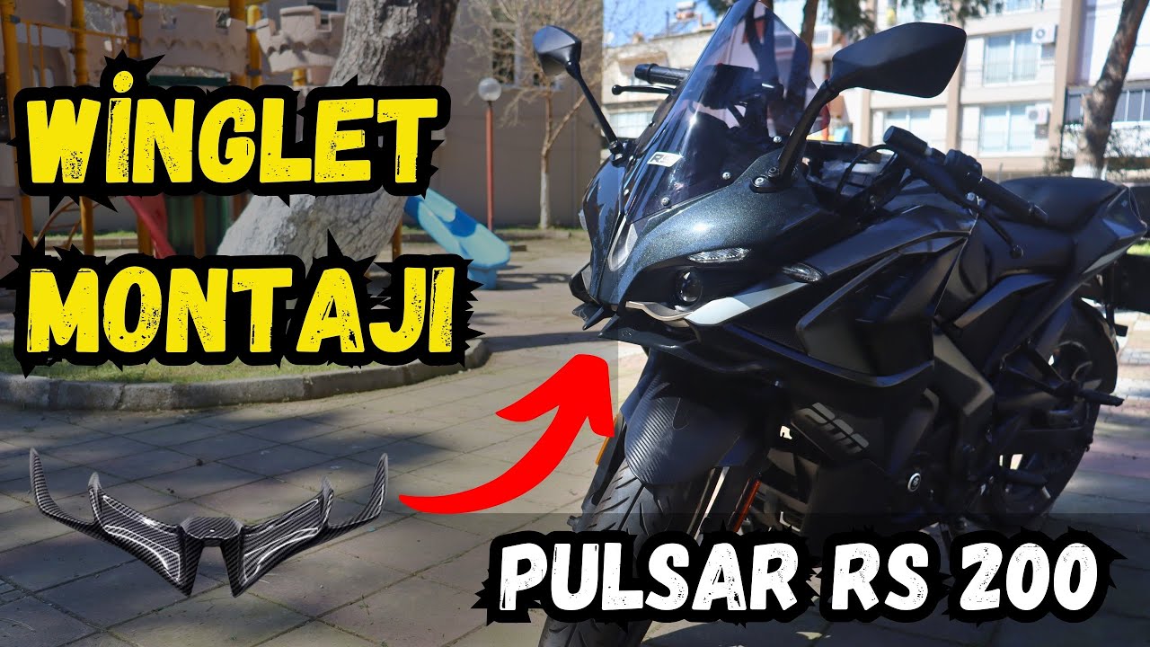 Pulsar Rs 200 Winglet Montajı Nasıl Yapılır ? Nasıl Takılır ? - YouTube