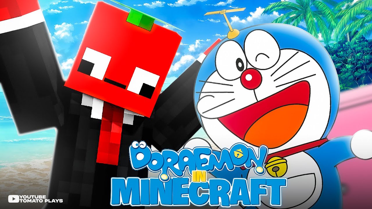 Doraemon in Minecraft 🍩🤡 - YouTube