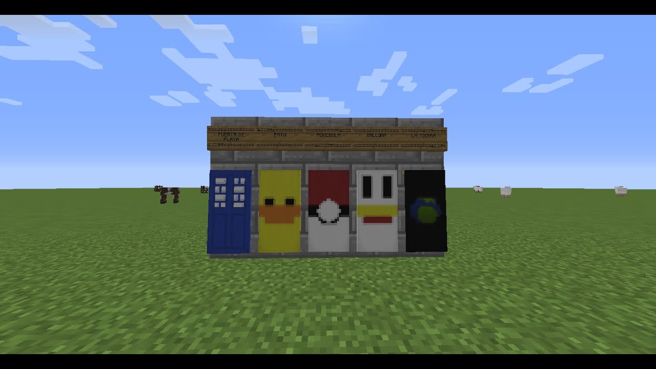 Trucos con banderas Minecraft 1.8 5 banderas geniales #2 - YouTube