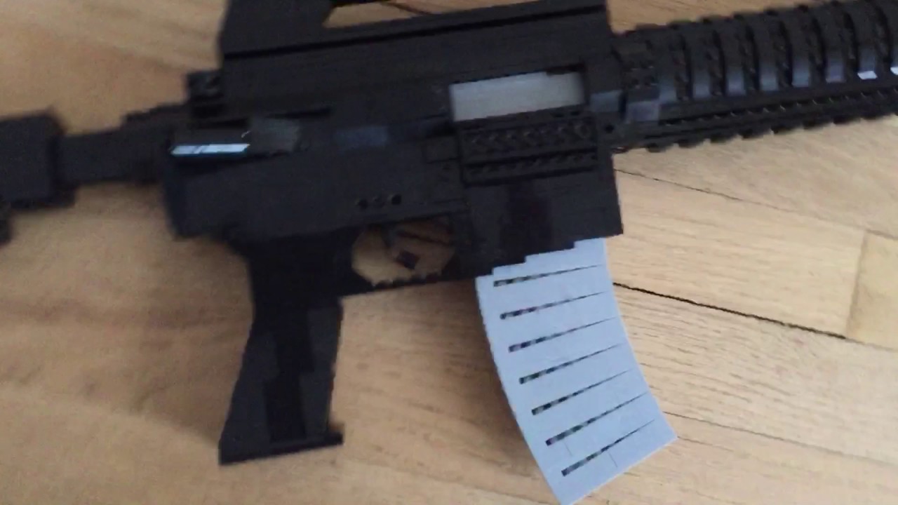 lego m4a1 assault rifle(read description) - YouTube