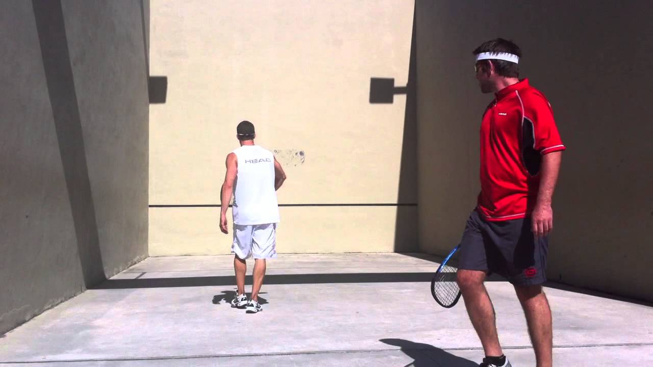 Racquetball Outdoor Shane Vanderson vs Rocky Carson WOR - YouTube