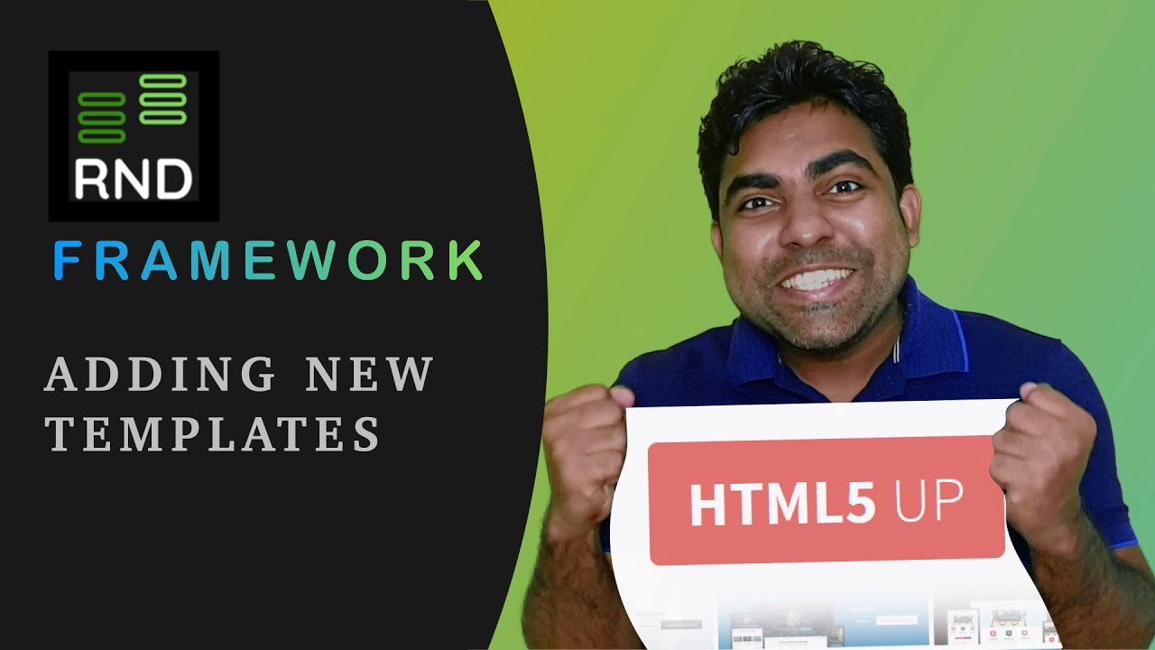 Adding Templates To RND Framework YouTube Adding Templates To RND Framework YouTube