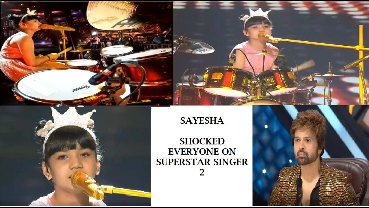Superstar Singer 2 | Sayesha Shocked Everyone By Playing Drum - YouTube
