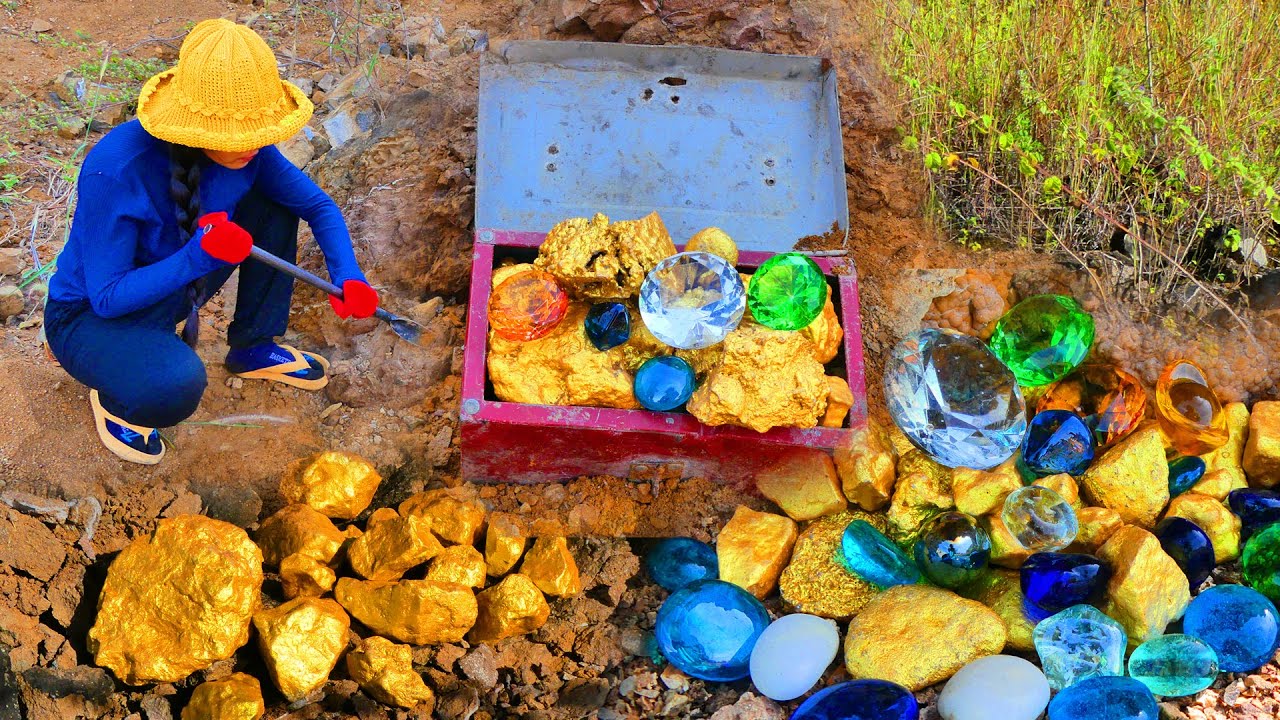 In the wild treasure hunt Mountain,I accidentally dug a gold box with ...