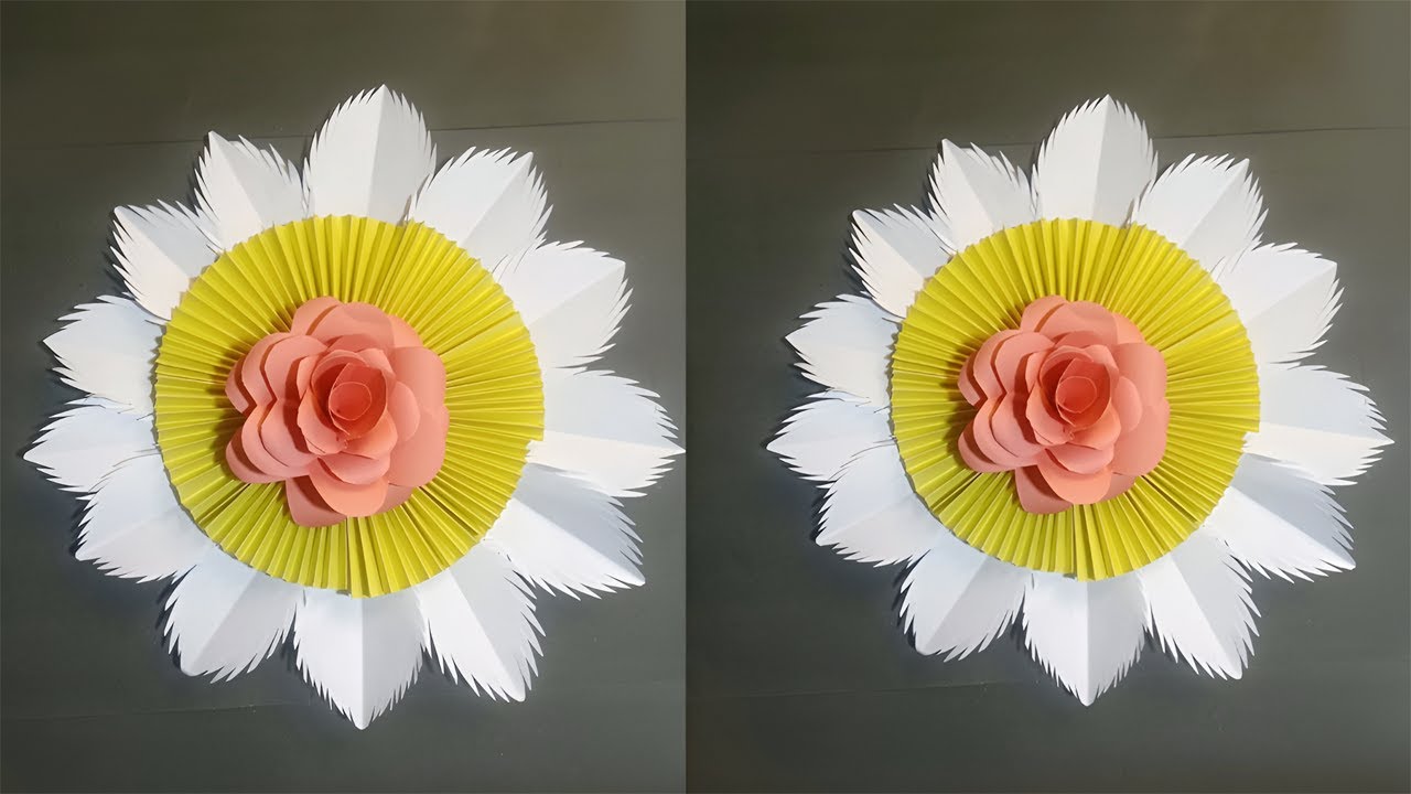 Kagoj Diye Ful Banano / Paper Craft for Home Decoration / Ganpati ...