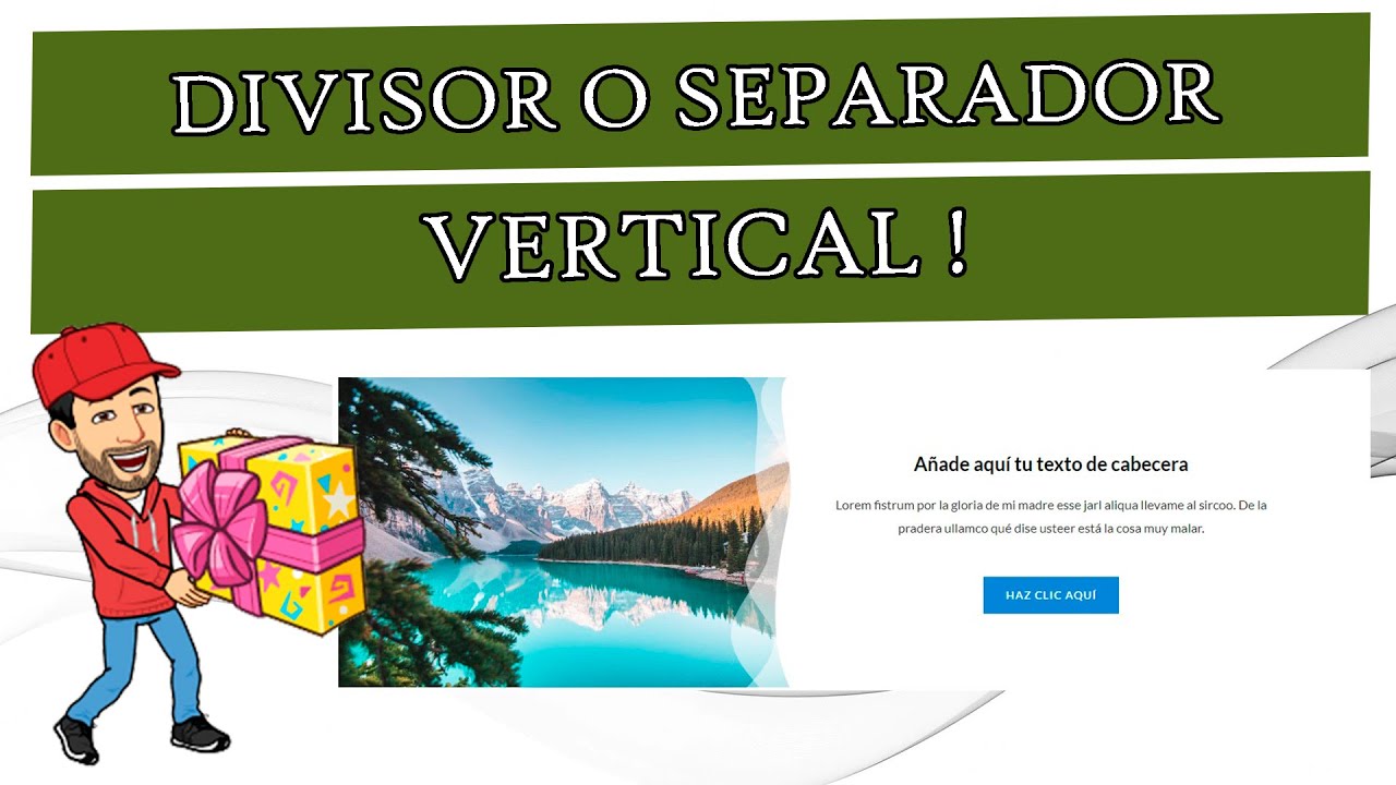 🖐️divisor o separador de formas en formato vertical con elementor ...