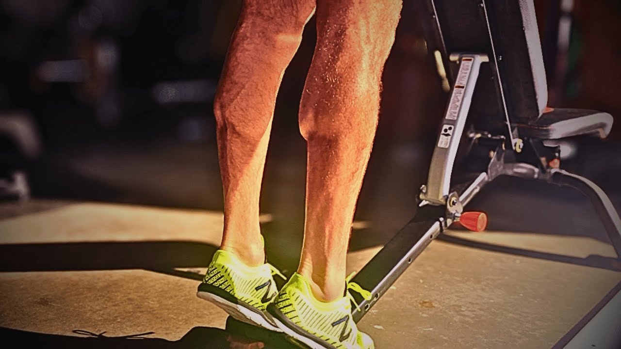 Manual Resistance Calf Raises Using Exercise Bench | BJ Gaddour ...