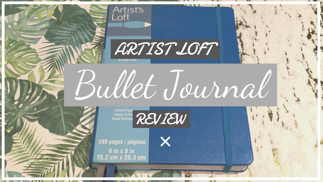 Artist Loft Dotted Journal Review | Ink Test - YouTube