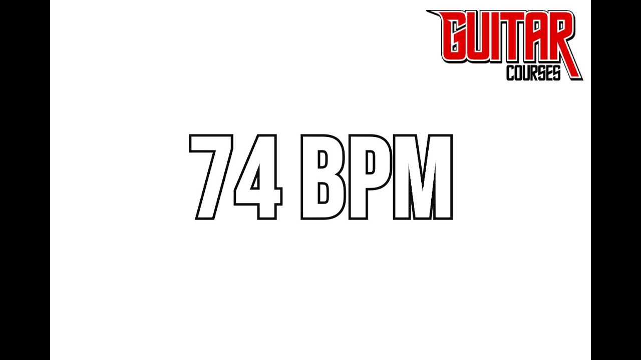 74 Bpm Metronome - YouTube