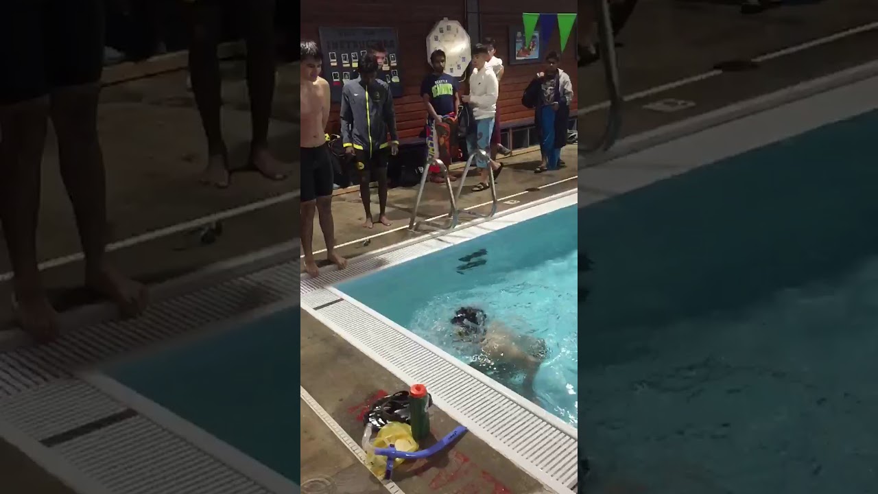 Hoppin’ out of the pool - YouTube