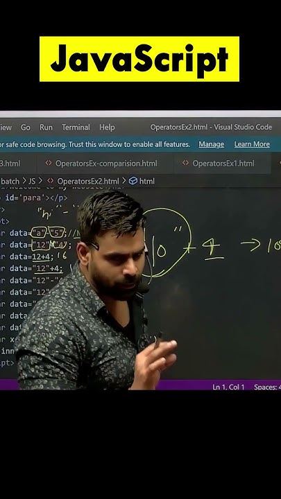 Javascript Operators 1 Incapp Rahulchauhansir Shorts Youtube