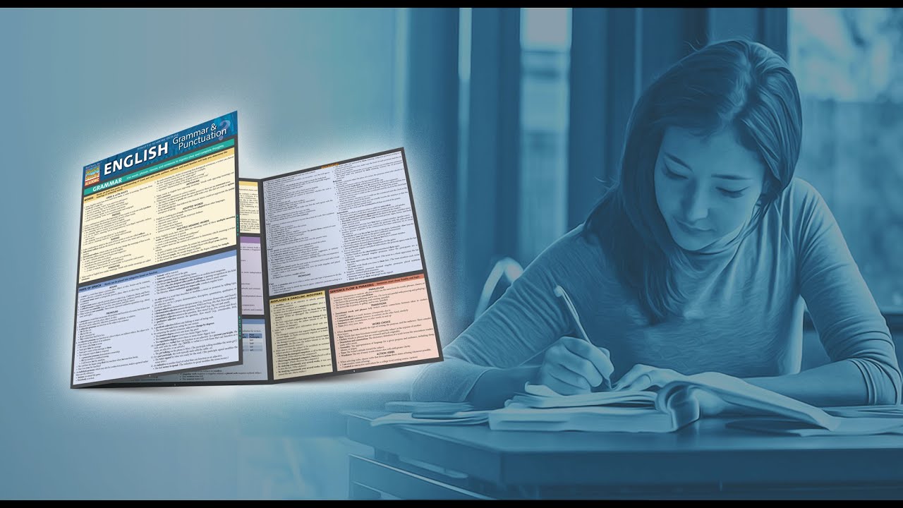 QuickStudy English Grammar & Punctuation Laminated Study Guide - YouTube