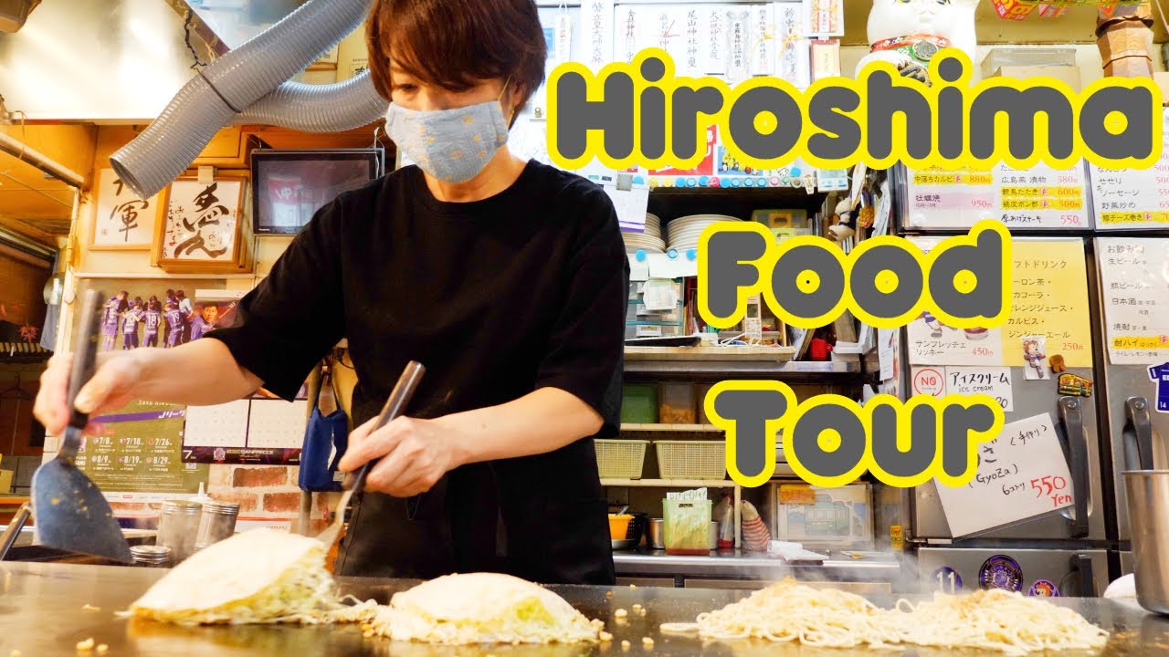 Hiroshima FOOD TOUR | Okonomiyaki & Miyajima Oysters....YYUUMM!! - YouTube