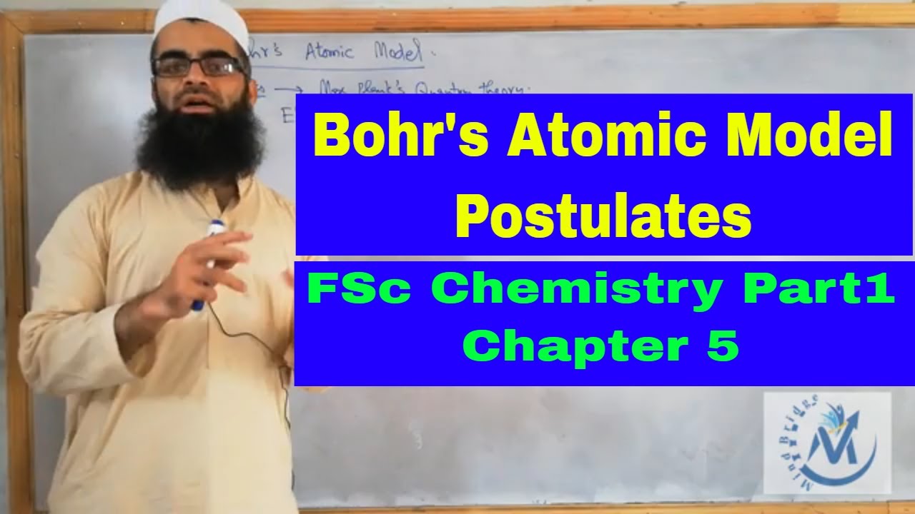 Bohr's Atomic Model Postulates I FSc Chemistry Chapter 5 - YouTube