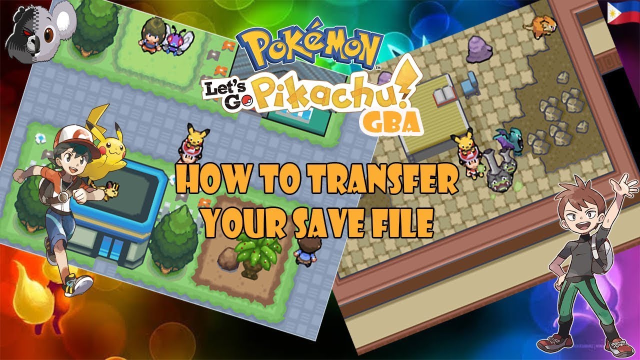 HOW TO CONTINUE YOUR SAVE | Pokemon Lets Go Pikachu GBA - YouTube