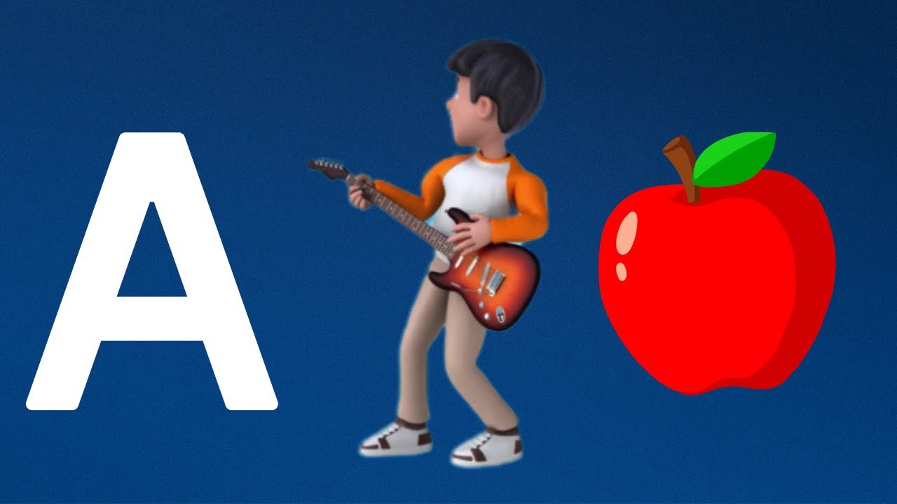 Phonics Song with TWO Words - A for Apple | ABC Alphabet Songs with ...