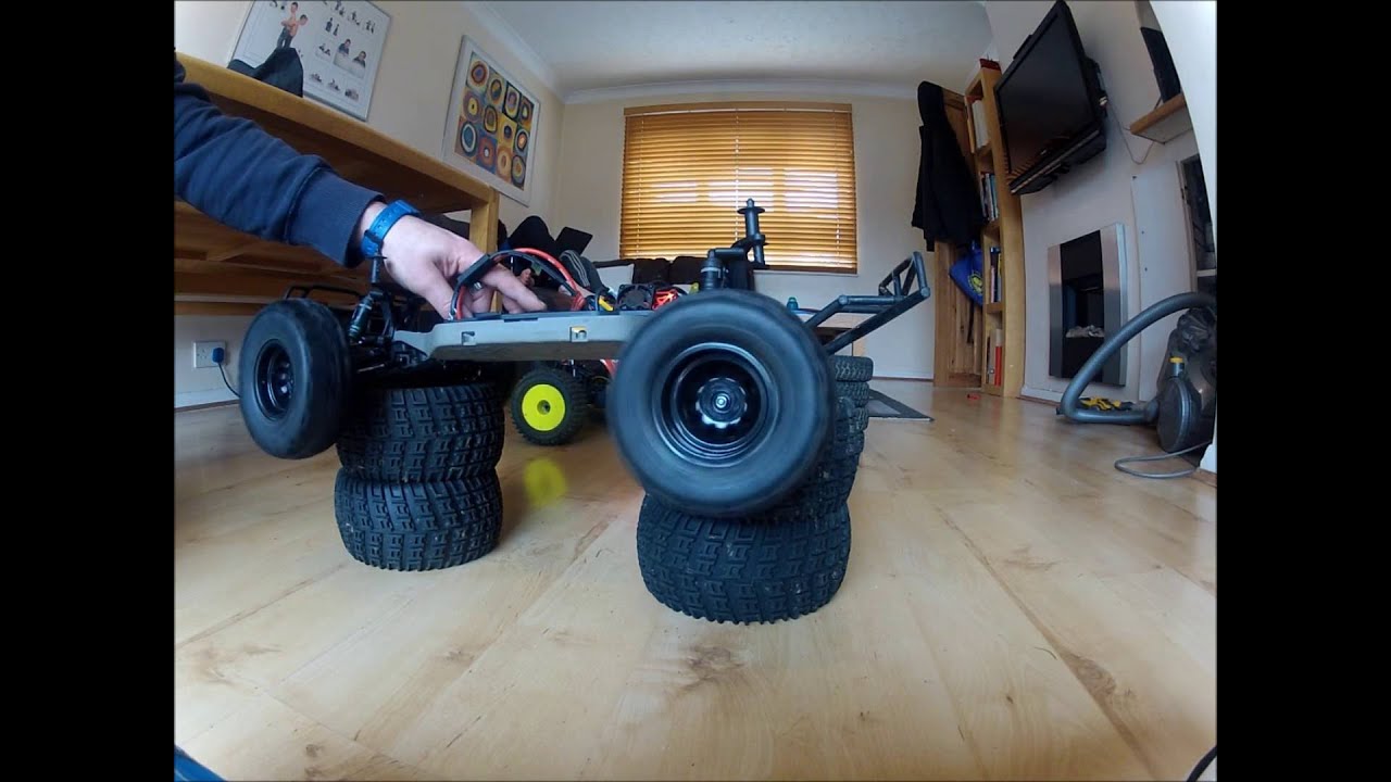 Traxxas slash vxl with proline hammer crawler tires overview - YouTube