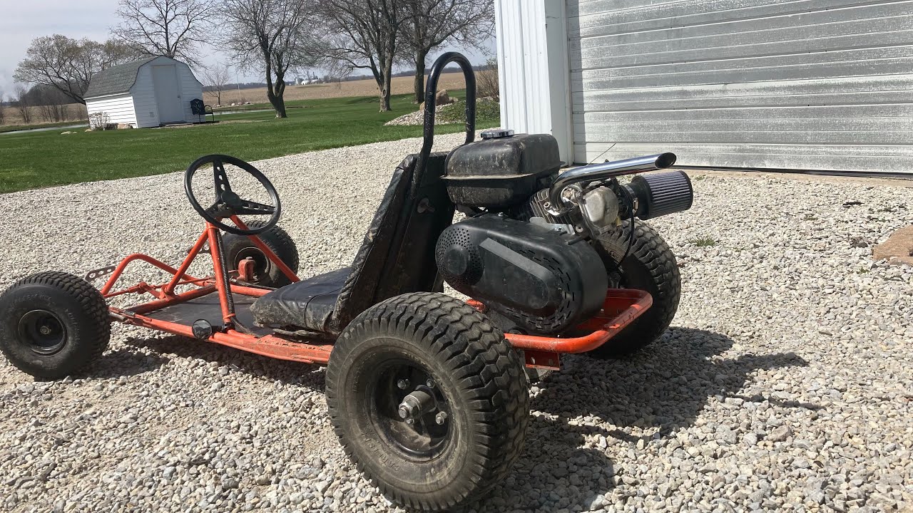 Stage 1 performance kit installation on my go kart - YouTube