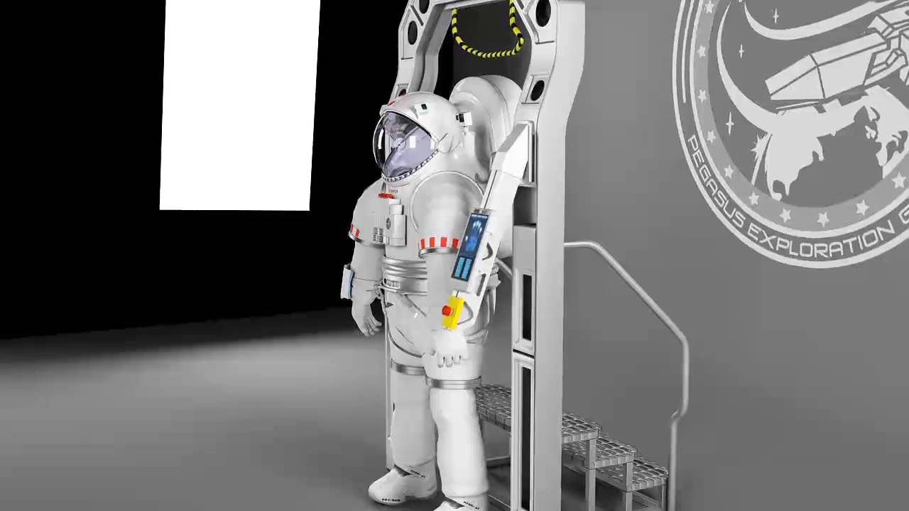 WIP NASA Z serie EVA space suit concept [3dsmax Vray] - YouTube