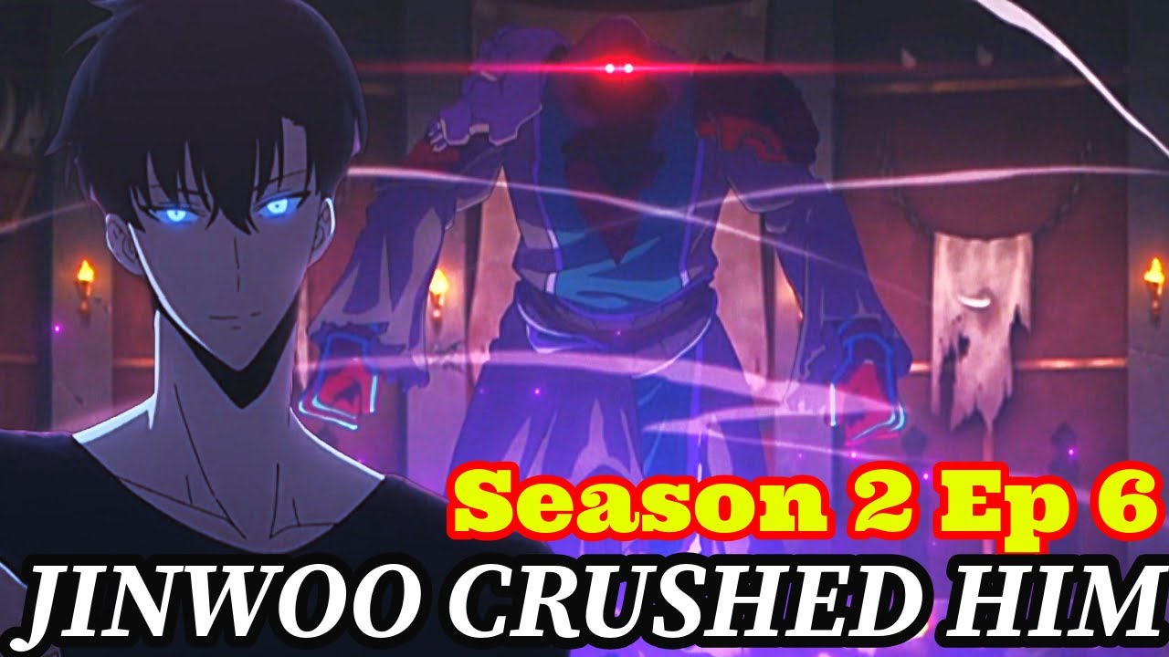 "Jinwoo Outpowers Kargalan 😱😱 !! Solo Leveling Season 2 Episode 6 Hindi ...