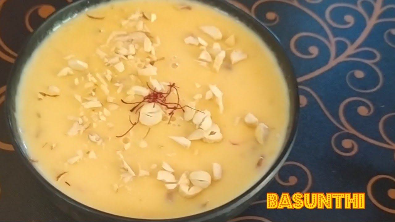 Basunthi/How to make Basunthi/Easy and simple method In Tamil By ...