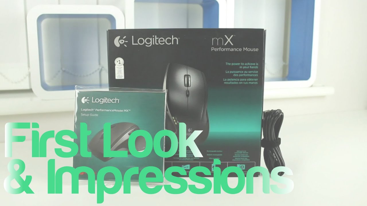 Logitech MX Wireless Performance Mouse | First Impressions - YouTube
