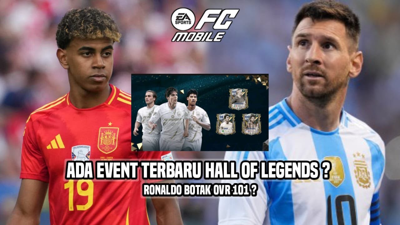[Live] FC MOBILE - Ada Event Terbaru Hall of Legend ? Ronaldo Botak OVR ...