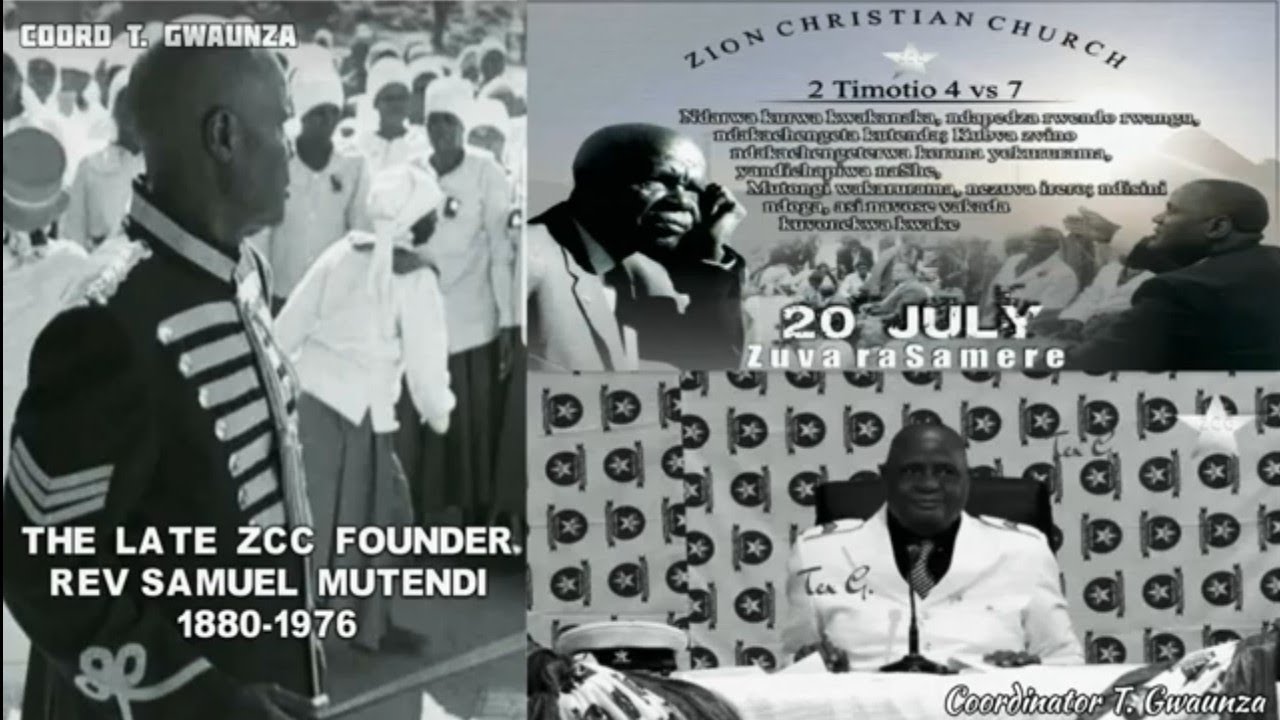 ZCC Ndire Ndire, The Late Rev Samuel Mutendi and Bishop Dr. Nehemiah ...