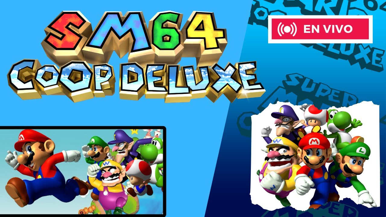 Jugando SM64 Coop Deluxe con Suscriptores - YouTube