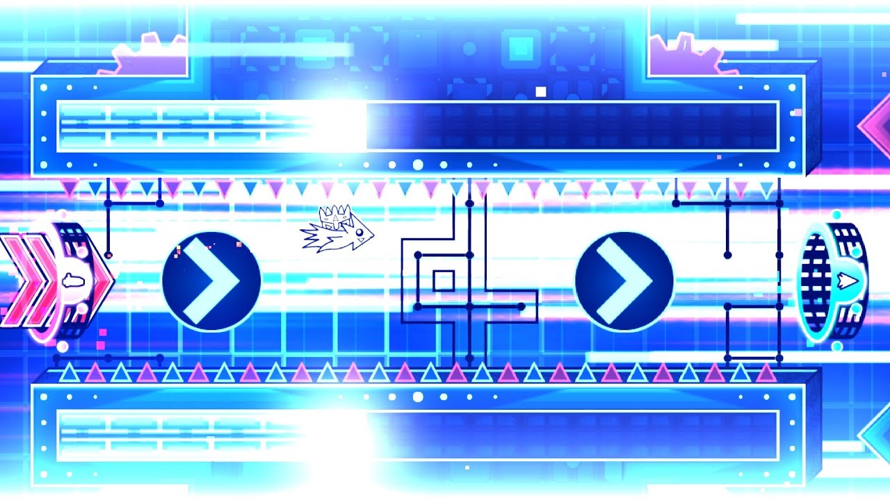 Azure Pulse (Daily) By:Destriv | Geometry Dash 2.2 - YouTube