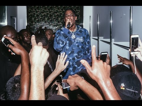 Travis Scott Bape Store Pop Up Show