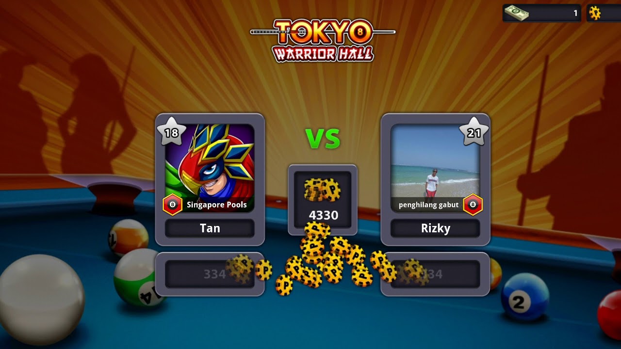 8 Ball Pool Tokyo Warrior Hall - YouTube