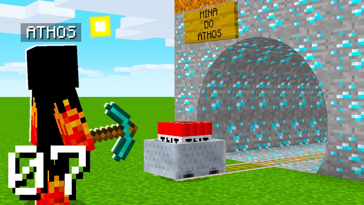 ENCONTREI UMA MINA ABANDONADA NA SÉRIE DO ATHOS NO MINECRAFT #07 - YouTube