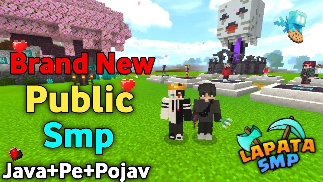 😎 Brand New Public Smp Server For Minecraft 💥 | Java+Pe+Pojav | 24/7 ...