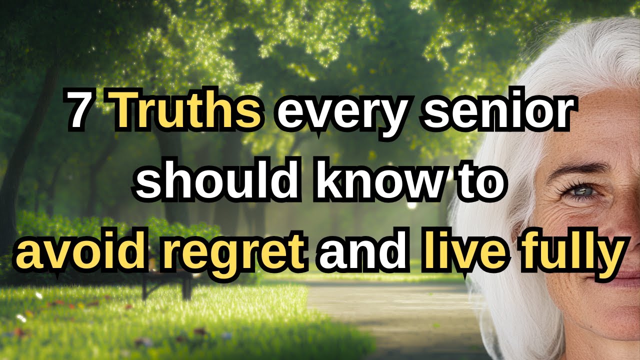 7 Truths every senior should know to avoid regret and live fully ...