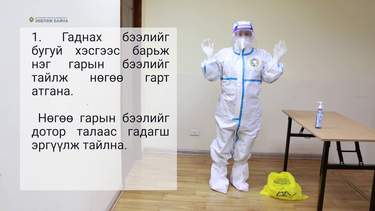 Хувийн хамгаалах хувцас хэрэгсэл өмсөх тайлан заавар Youtube