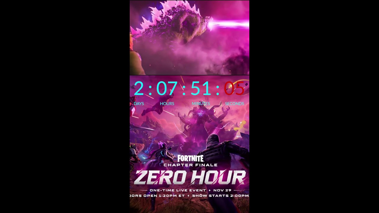 Live Event countdown ZERO HOUR (Portrait) - YouTube