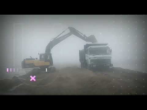 Tata Hayva 2518 tipper Sand loading - YouTube