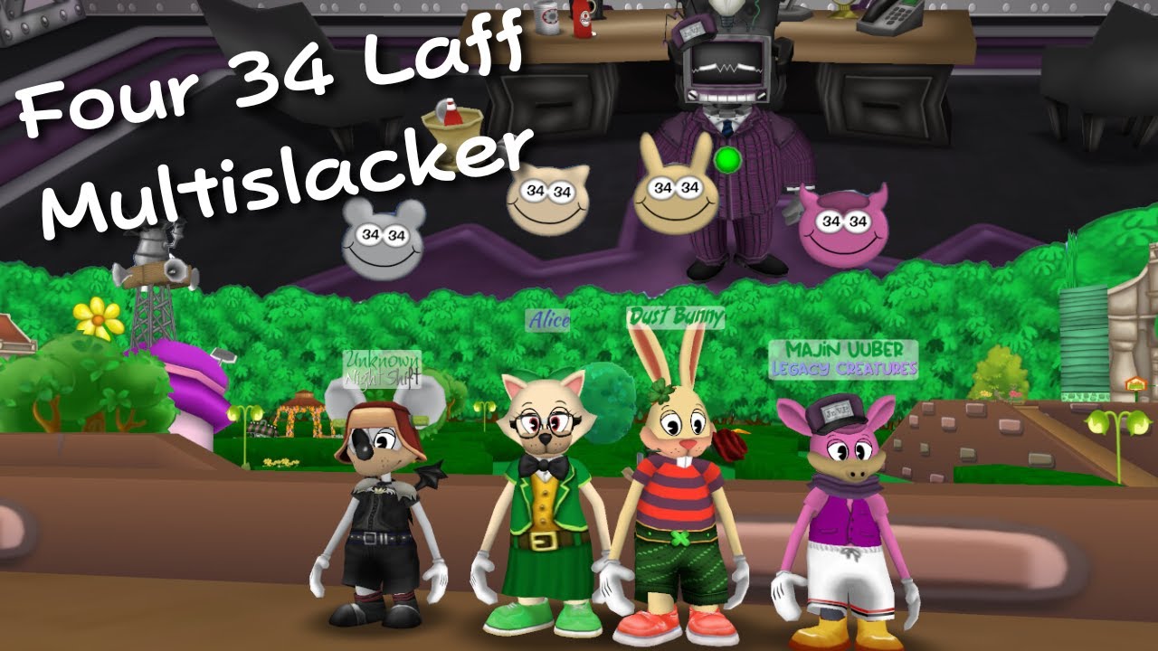 Four 34 Laff Multislacker - Toontown: Corporate Clash - YouTube