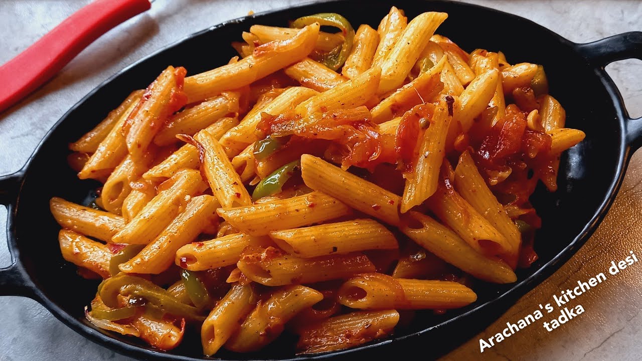 Masala pasta desi style| indian street style pasta recipe| how to make ...