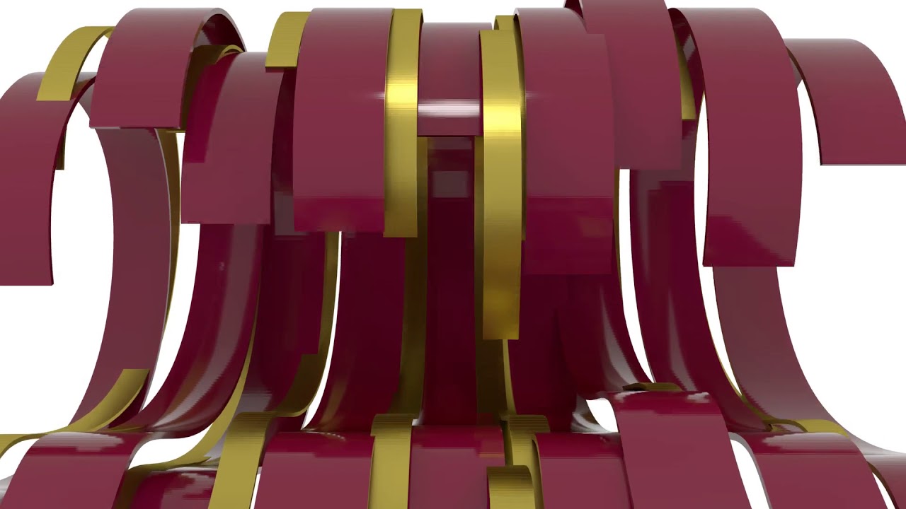 Ribbon Animation V2 - YouTube