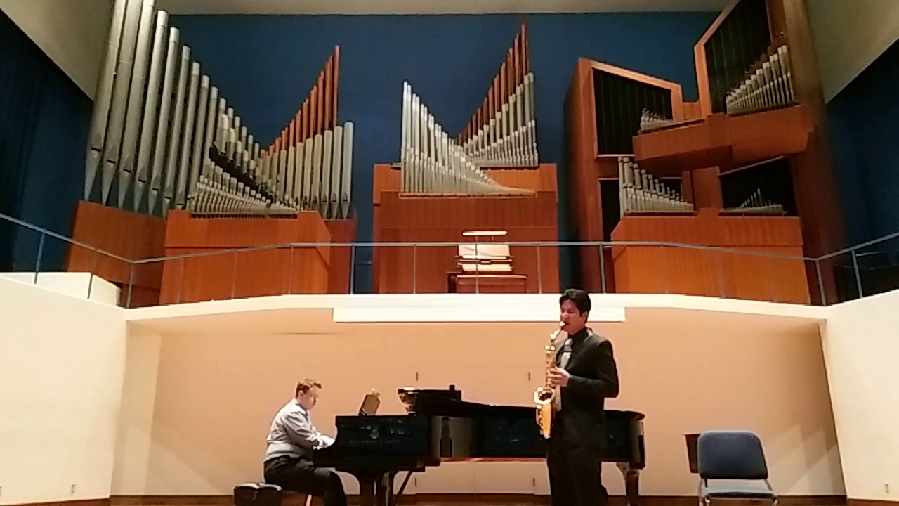 Paul Creston Concerto for Alto Saxophone Movt. 1 - YouTube